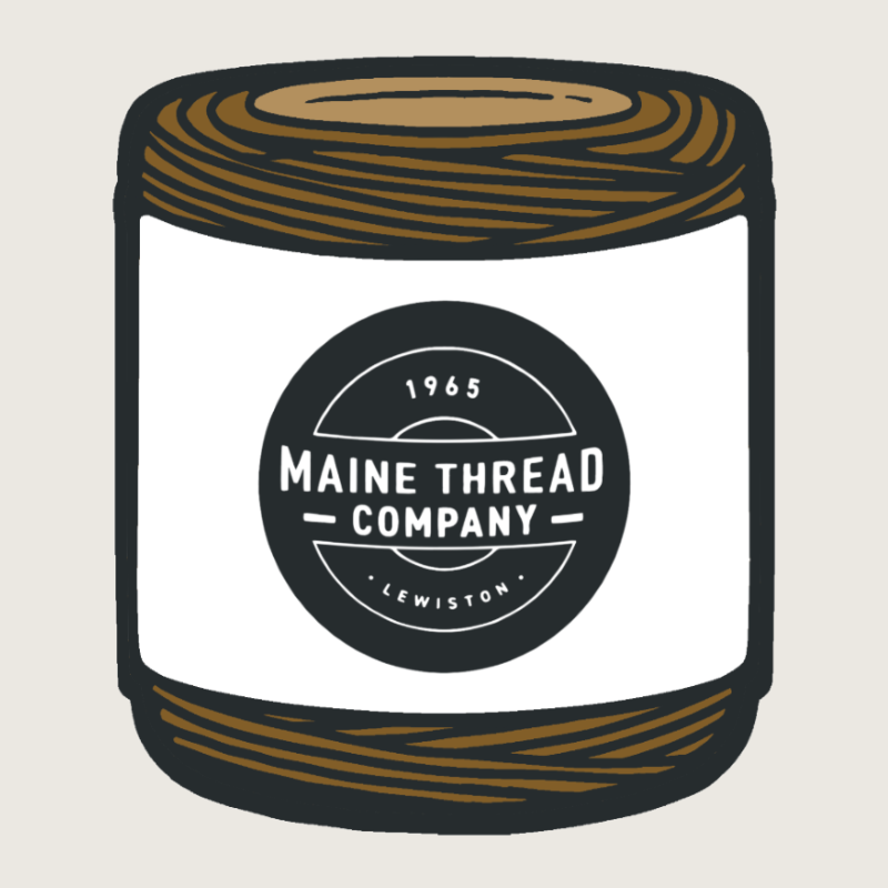 Goldbrown Thread Sticker