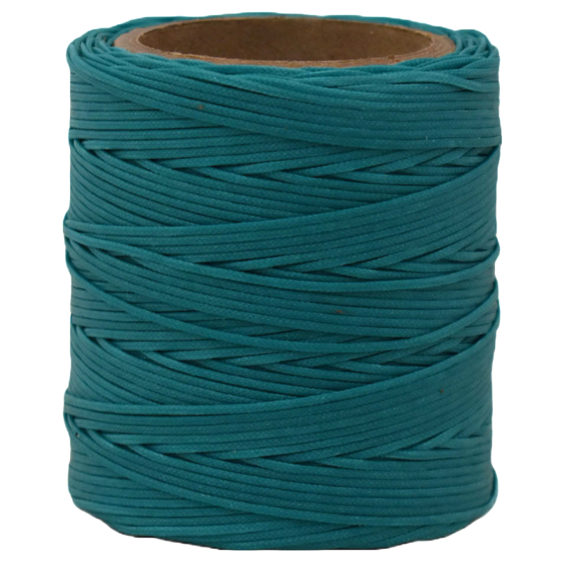 Aqua Braided Waxed Cord