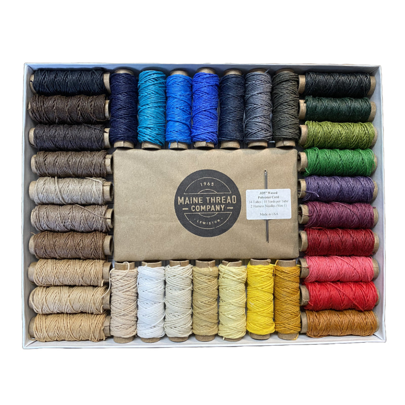 Maine Thread Twisted Waxed Cord Color Collection