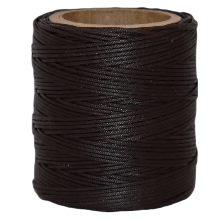 Brown Braided Waxed Cord