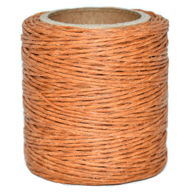 Orange Twisted Waxed Cord