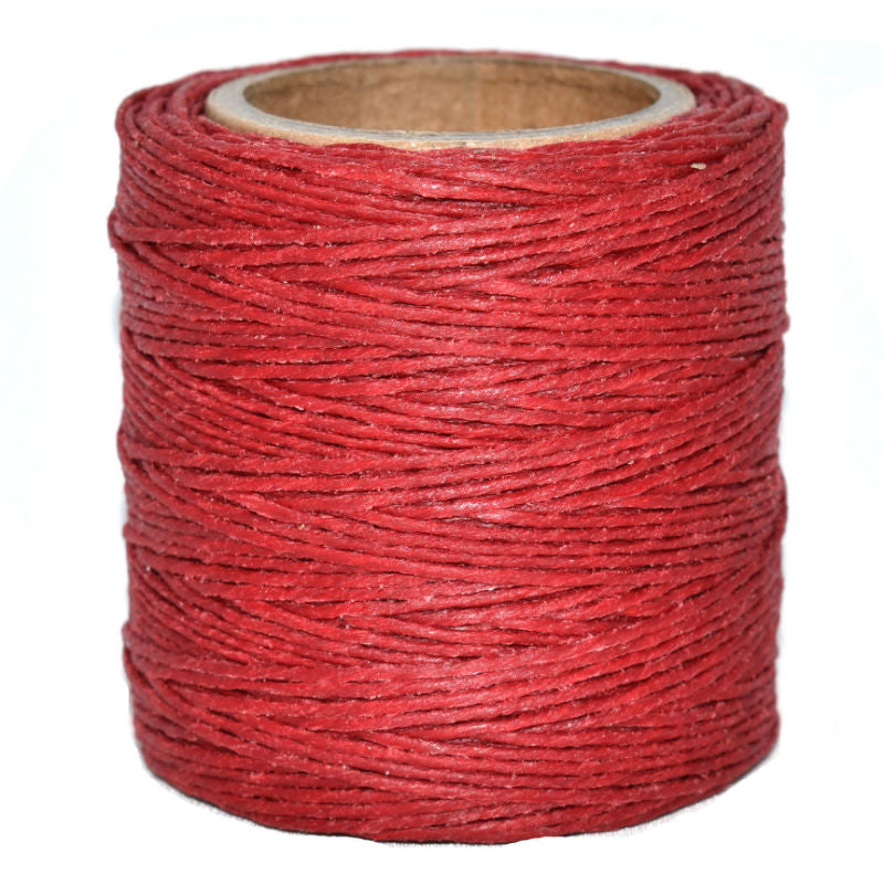 Scarlet Twisted Waxed Cord